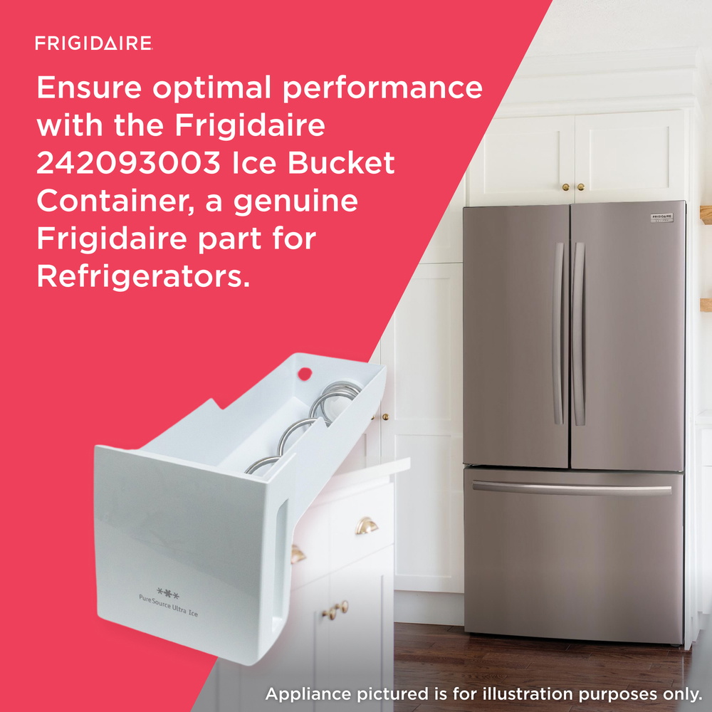 Appliance Parts 365. Frigidaire Ice Container Assembly 242093001
