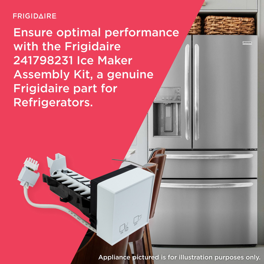 Appliance Parts 365. Frigidaire Refrigerator Ice Maker 241798231